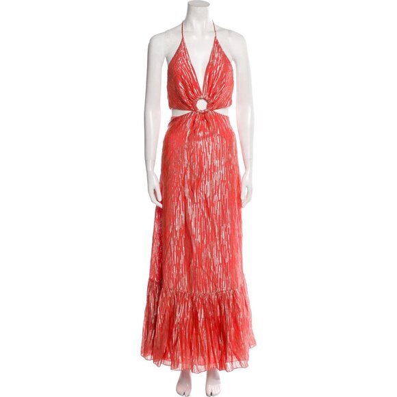 pat bo | Dresses | Patbo Womens Tie Neck Halter Sleeveless Maxi Dress ...